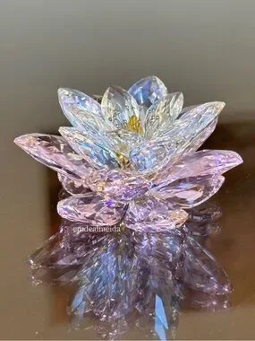 Swarovski | Accents | Swarovski Crystal Paradise Flower Waterlily ...